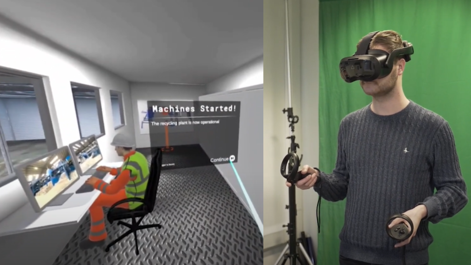 Panda Launch Virtual Reality Tour of Material Recovery Facility | Panda